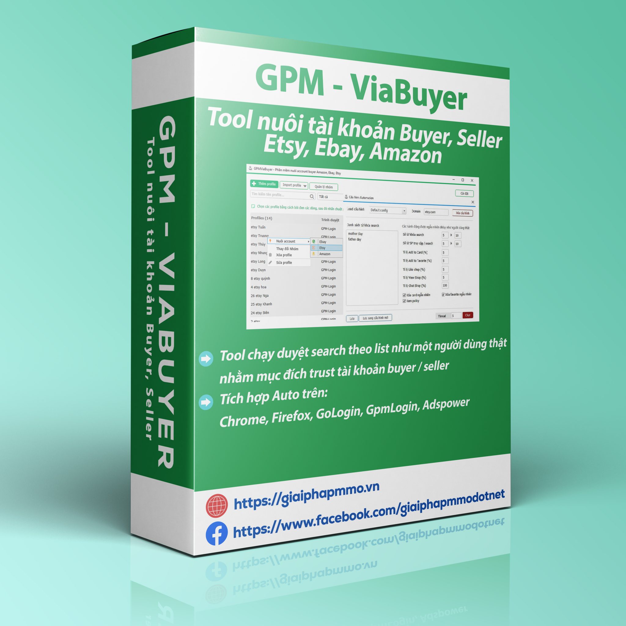 GPM-Login - giải pháp quản lý profile và antidetect browser